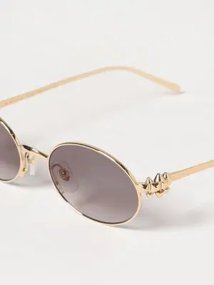 Cartier Oval Frame Sunglasses - Gray
