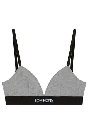 TOM FORD Bra With Logo - Gray