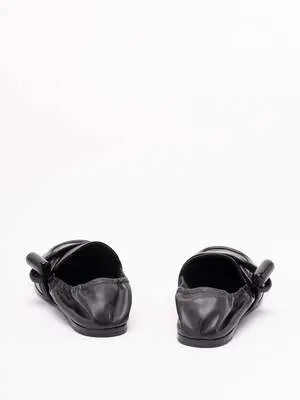 Loewe Calf Leather Toggle Loafers - Multicolor