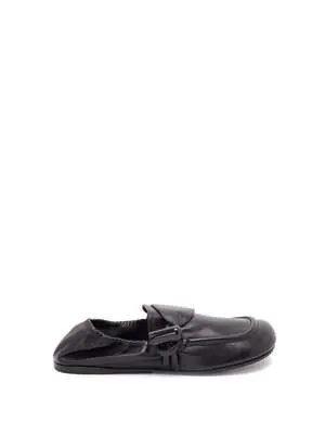 Loewe Calf Leather Toggle Loafers - Multicolor