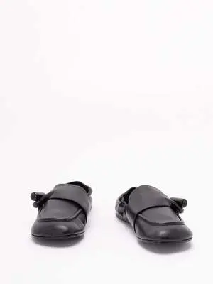 Loewe Calf Leather Toggle Loafers - Multicolor