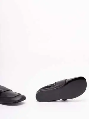 Loewe Calf Leather Toggle Loafers - Multicolor