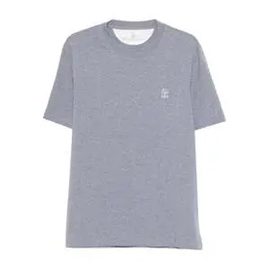 Brunello Cucinelli Grey T-shirts & Vests T-shirts