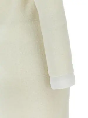 JIL SANDER Wool Dress With Removable Cotton Petticoat