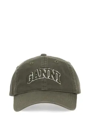 GANNI GANNI Logo Baseball Cap Multicolor