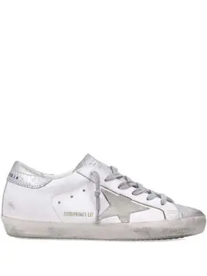 GOLDEN GOOSE Super-star Leather Sneakers - Multicolor