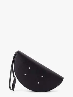 MAISON MARGIELA Leather Pochette With Iconic Stitch Detail
