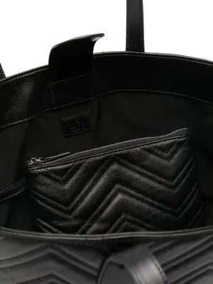 Gucci Gg Marmont Leather Tote Bag
