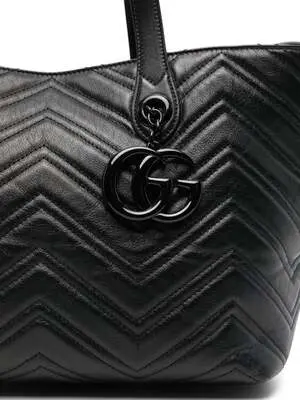 Gucci Gg Marmont Leather Tote Bag