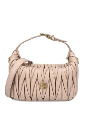 Miu Miu Matelassé Nappa Leather Pouch