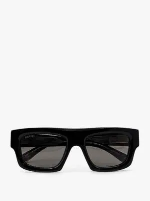 Gucci Acetate Rectangular Sunglasses - Multicolor