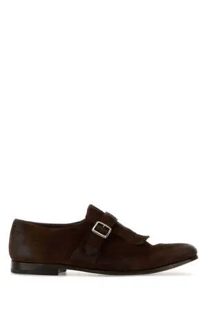 Church's Suede Shanghai Monk Strap Shoes