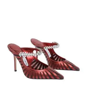JIMMY CHOO Bing Pump Slingback With Crystal Embellishment