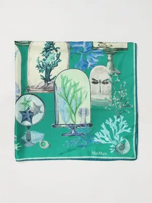 Max Mara Neck Scarf - Green