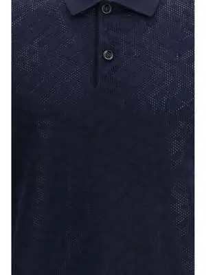 Burberry Check Wool Polo