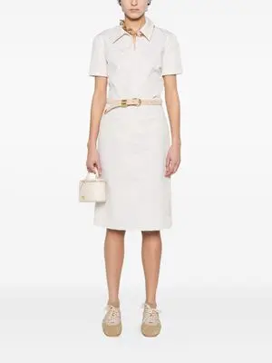 Gucci Gg Cotton Blend Polo Shirt