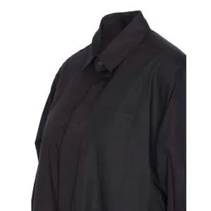 Sacai Long-sleeve Poplin Dress