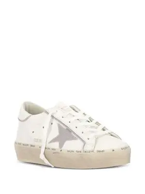 GOLDEN GOOSE Hi Star Leather Sneakers - Multicolor