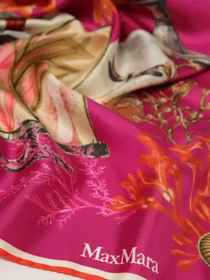 Max Mara Neck Scarf Fuchsia - Pink