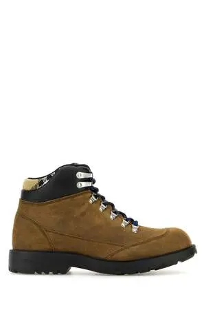 Burberry Suede Moor Ankle Boots - Brown