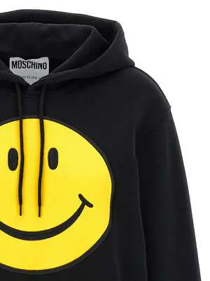 Moschino Smiley Cotton Hoodie