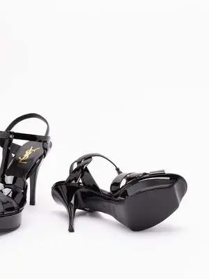 Saint Laurent Tribute Platform Sandals - Multicolor