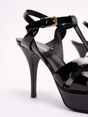 Saint Laurent Tribute Platform Sandals - Multicolor