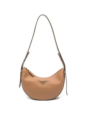 Prada PRADA Calf Leather Shoulder Bag Brown