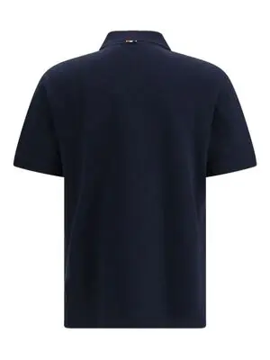 Thom Browne Classic Piqué 4-bar Polo - Blue
