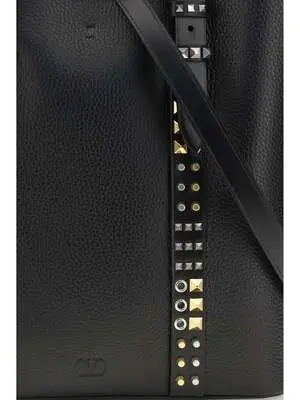 Valentino Garavani Rockstud Medium Tote Bag - Black