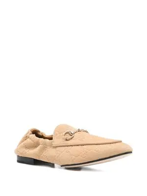 Gucci Jordaan Leather Loafers - Multicolor