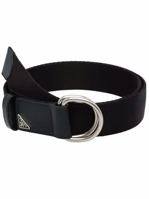 Prada Woven Re-nylon Belt - Black