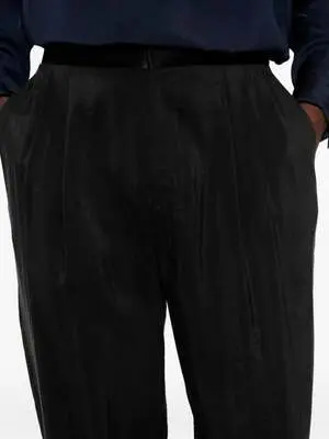 Giorgio Armani Silk Tailored Pants - Multicolor