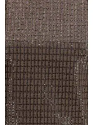 Brunello Cucinelli Cotton Top With Luminous Embroidery - Brown