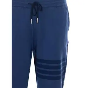 Thom Browne Overdyed Bar Sweatpants - Blue