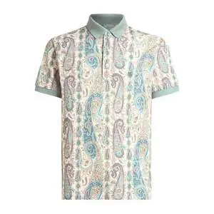 Etro Etro Neutrals Polo Shirts Men Cream