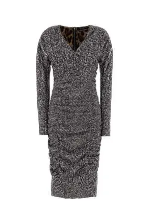 Dolce & Gabbana Printed Cady Dress - Multicolor