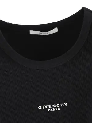 Givenchy Slim-fit Cotton Tank Top With Paris Print