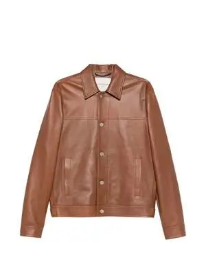 Jacob Cohen Trucker Leather Jacket