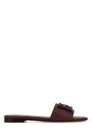 Fendi Slide Vit.bott+ff Vitel.c/infi Sandals - Multicolor