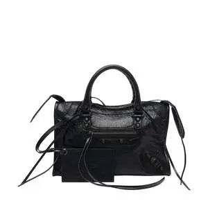 Balenciaga Le City Small Crossbody Bag - Black