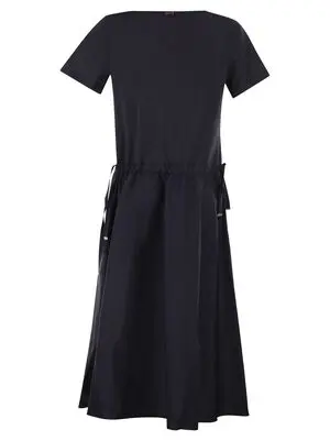 Herno Jersey And Poplin Combination Dress