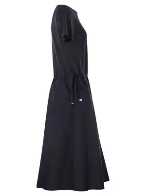 Herno Jersey And Poplin Combination Dress