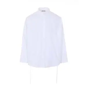 Balenciaga Classic Collar Cotton Shirt - White