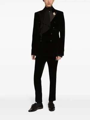 Dolce & Gabbana Tailored Velvet Trousers - Multicolor
