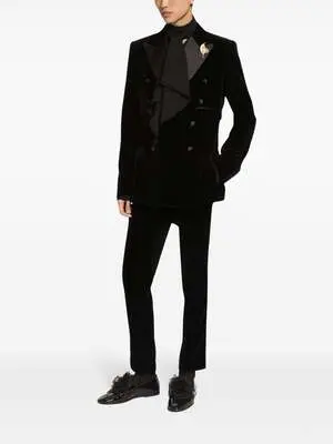 Dolce & Gabbana Tailored Velvet Trousers - Multicolor