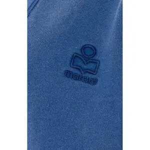 Isabel Marant Étoile Stephy" Embroidered Logo V-neck Cardigan - Blue