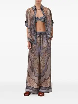 Zimmermann Wanderlust Silk Trousers - Multicolor