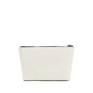 Givenchy Neutrals Makeup Bag With Bow Detail - Cream