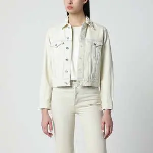 A.p.c. White Denim Trucker Jacket